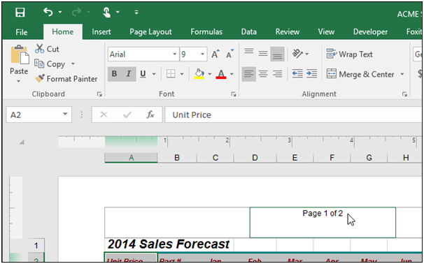 How To Insert Page X Of Y Into A Header Or Footer In Excel Clarified