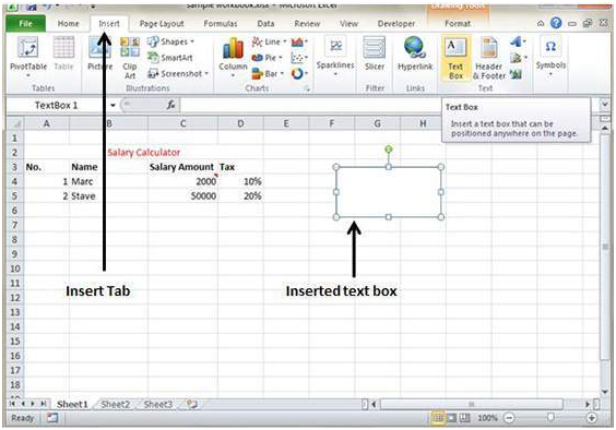 How To Add Text Box In Excel 2010 Clarified