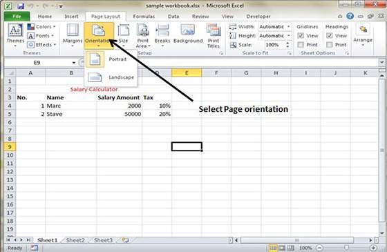 How To Change Page Orientation In MS Excel 01 Clarified