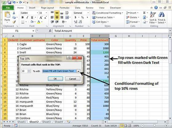How To Perform Conditional Format In Excel 2010 03 Clarified