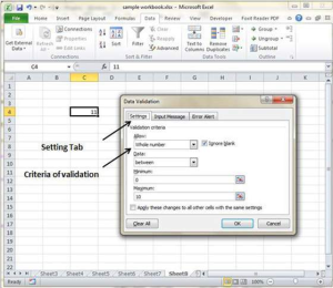 How To Perform Data Validation In MS Excel 2010 | Clarified.com