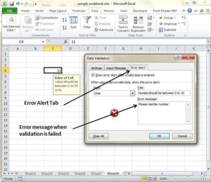 How To Perform Data Validation In MS Excel 2010 | Clarified.com
