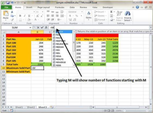 How To Use Functions In MS Excel 2010 | Clarified.com